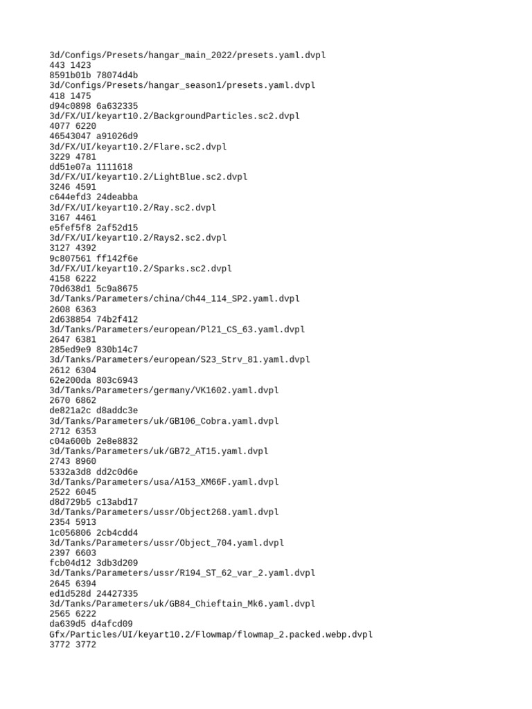 DVPL File Info Cache | PDF