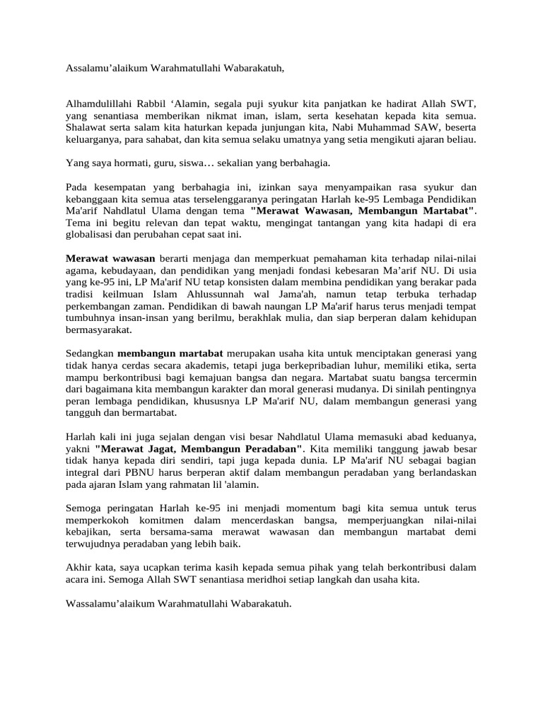 harlah lp maarif | PDF