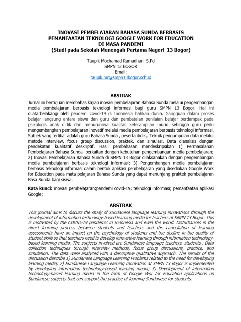 Contoh Inovasi | PDF
