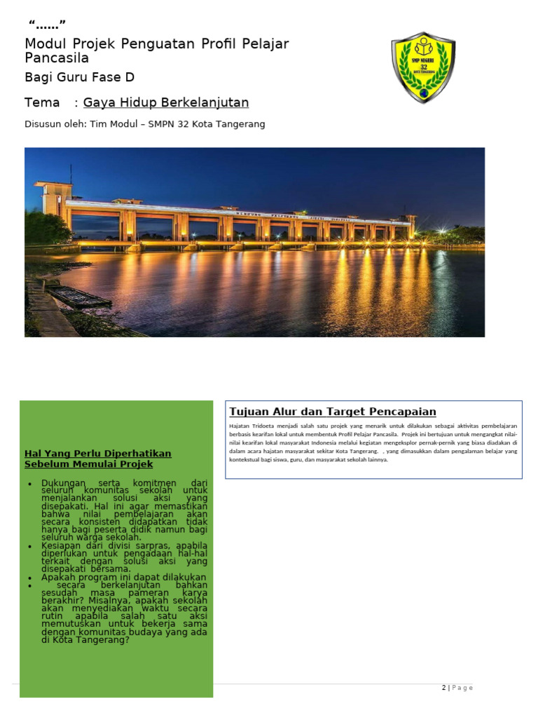 Modul Projek Gaya Hidup 2024 Fix | PDF