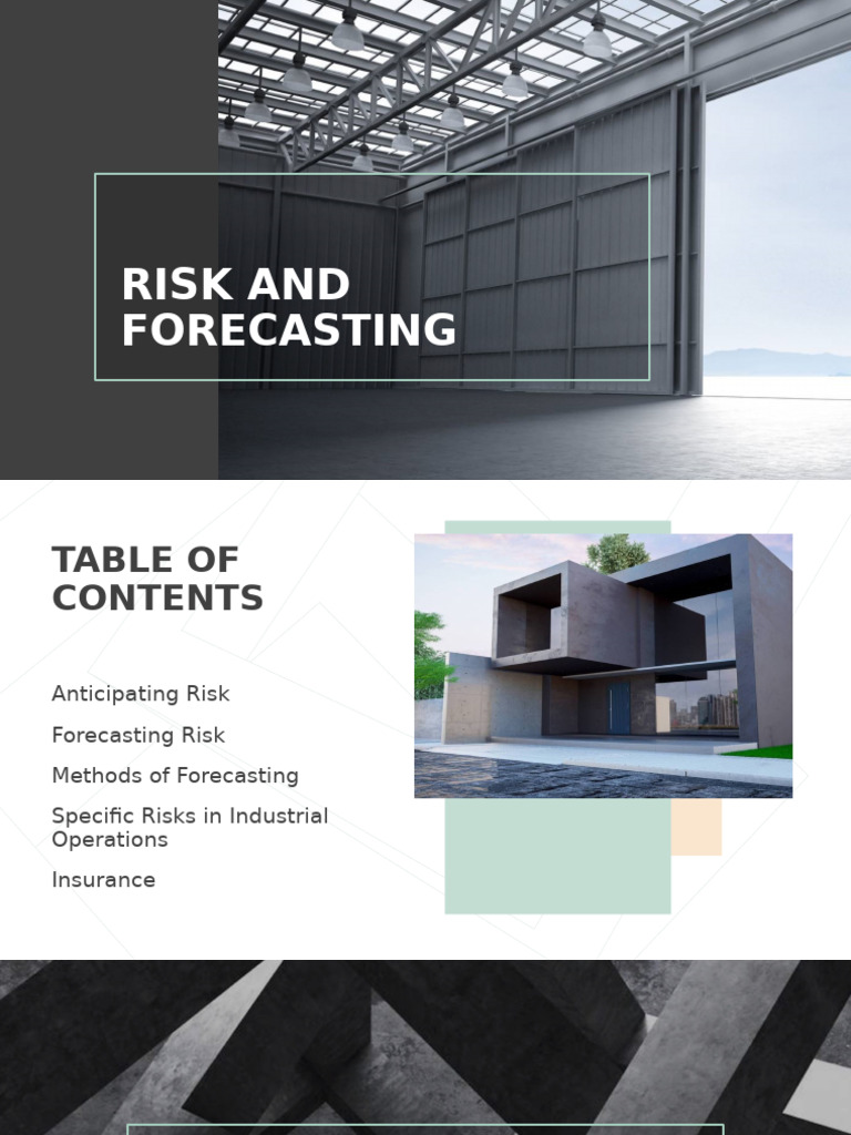 Risk Forecasting in Industrial Operations | PDF | Risk | Career & Growth
