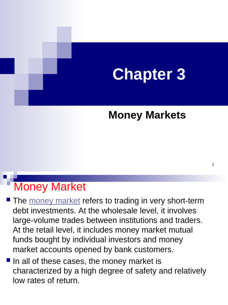 Money Markets | PDF