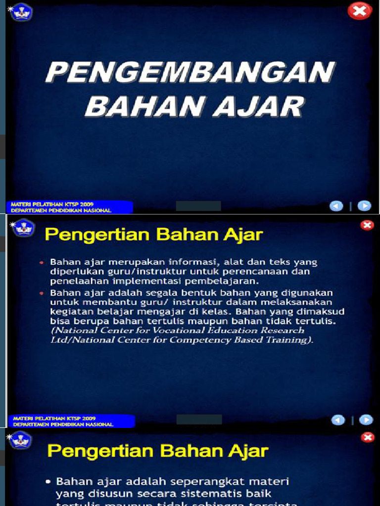 Pengembangan Bahan Ajar | PDF