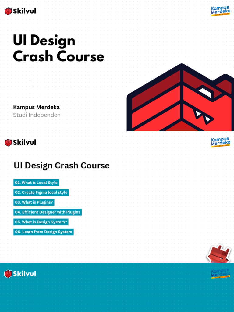 UI Design Crash Course: Kampus Merdeka | PDF