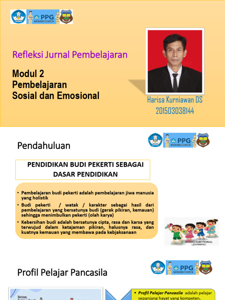 Refleksi Jurnal Pembelajaran PSE KSE - Compressed | PDF