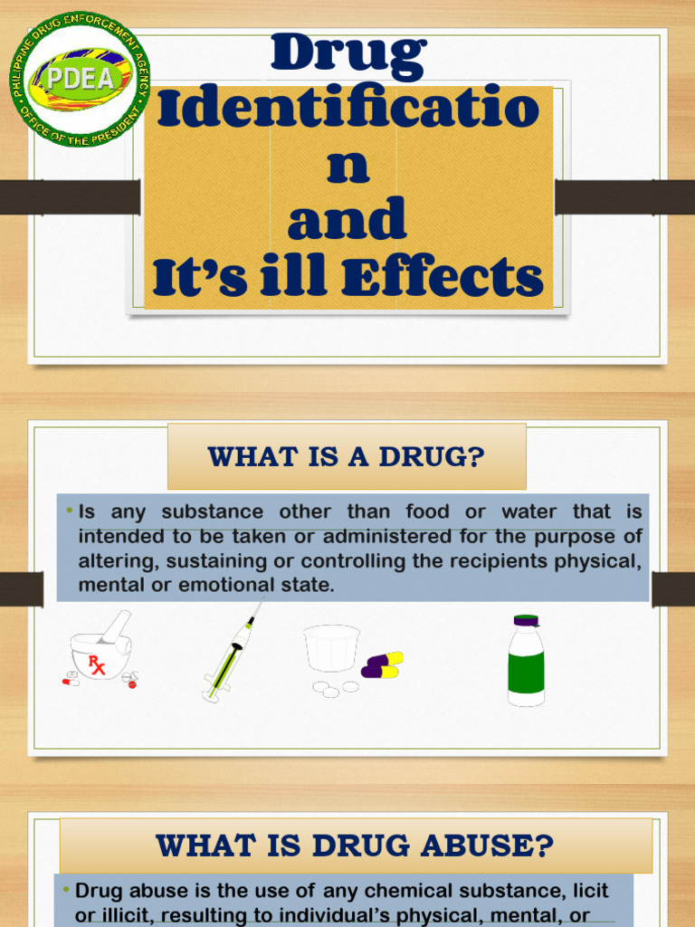ZEE - Drug Identification and Its Ill Effects PECI Final | PDF