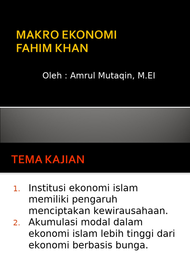 Makro Fahim Khan | PDF