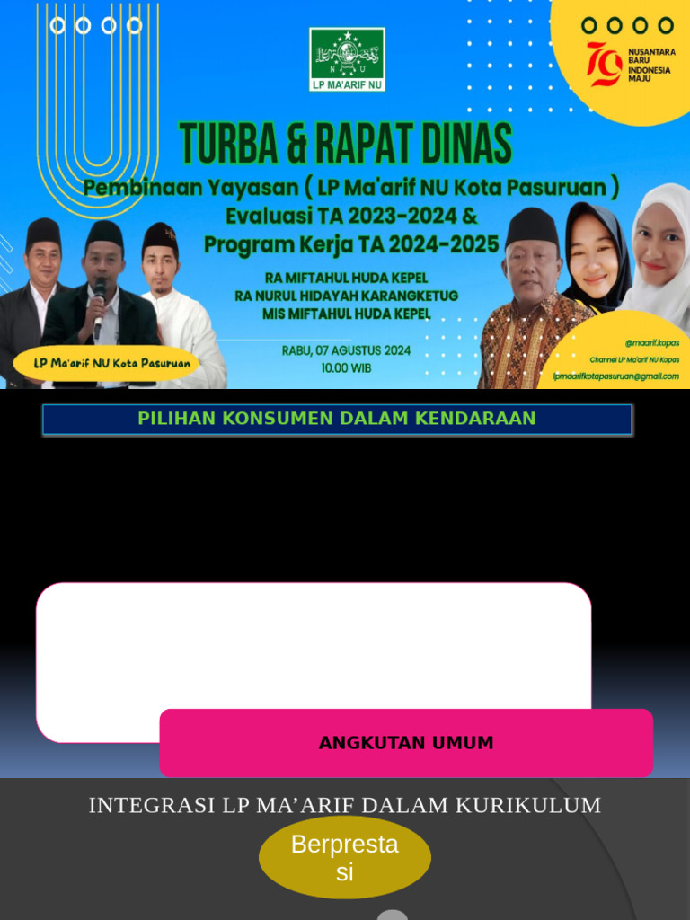 Turba Dan Rapat Dinas Lembaga Bhpnu 2024 | PDF
