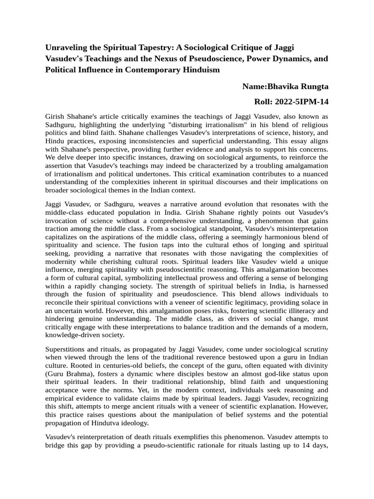 Sociology Paper | PDF