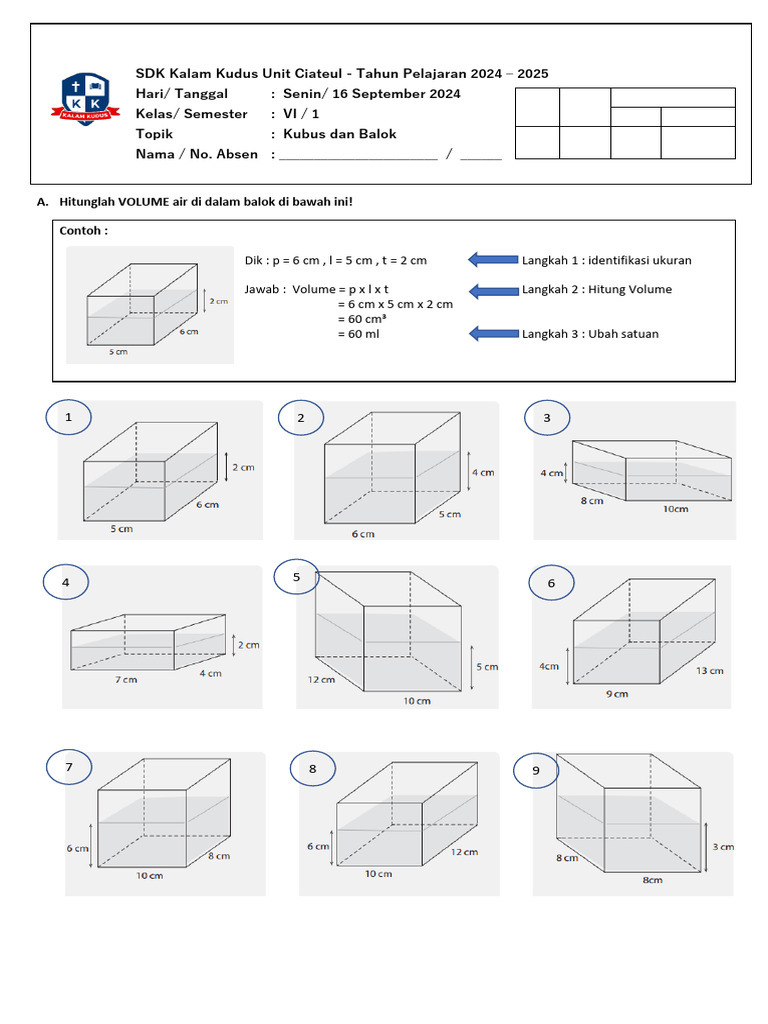PR Math Volume Air | PDF