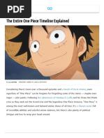One Pace Watch Guide With All Filler-1 | PDF