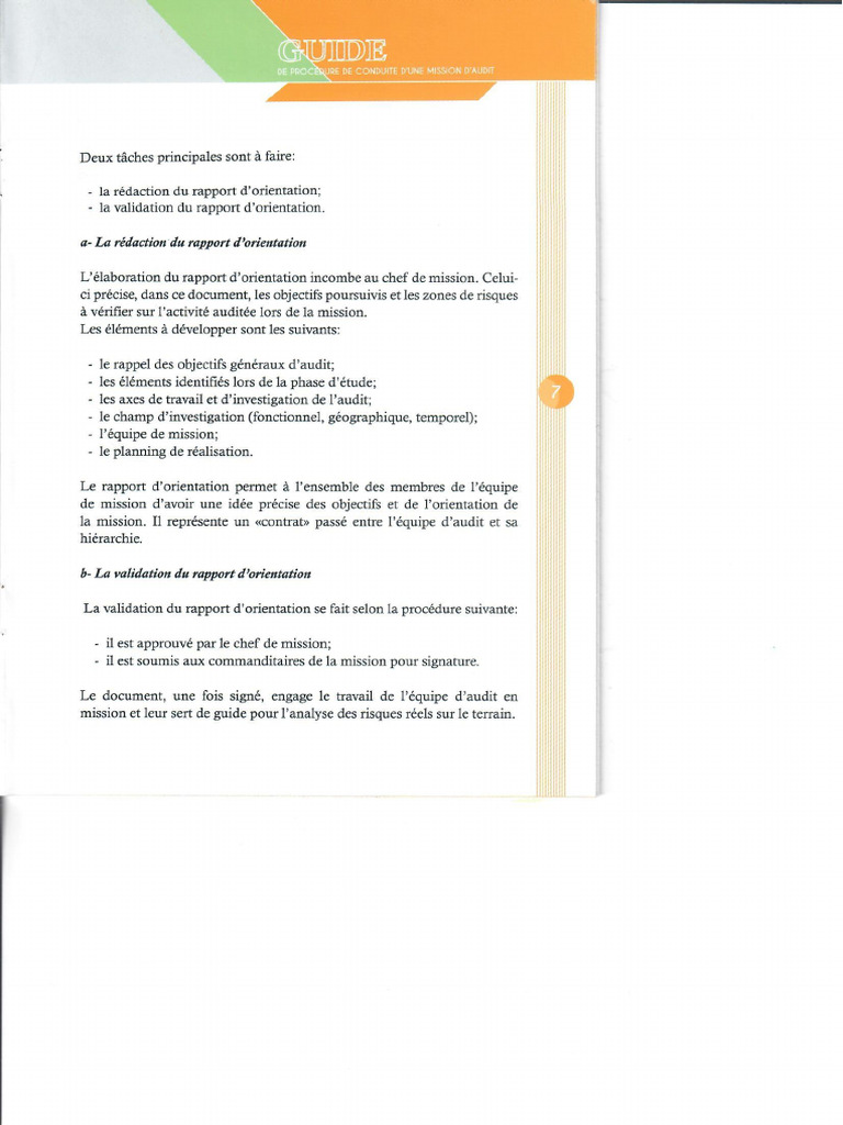 Guide-Mission-Audit (Glissé (E) S) 7 | PDF