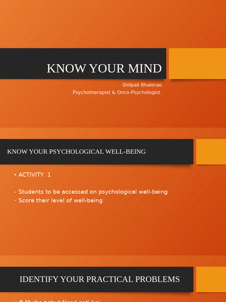 Know Your Mind | PDF