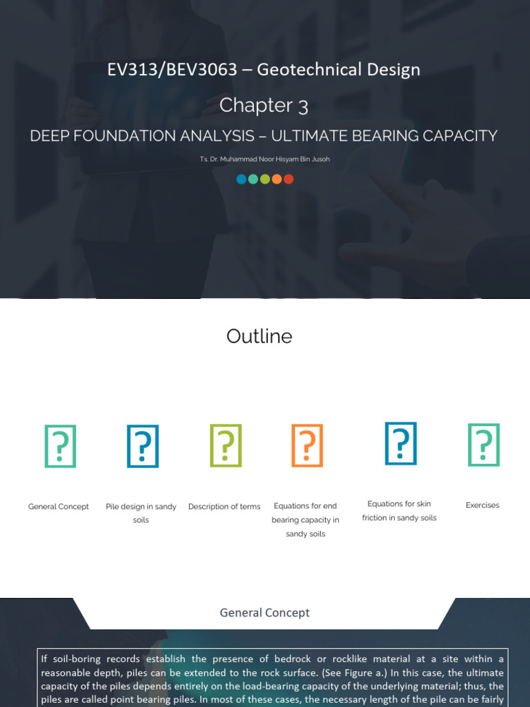 Chapter 3 Deep Foundation Design | PDF