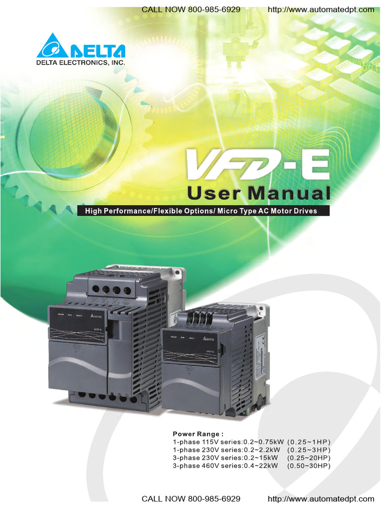 VFD E User Manual0 | PDF