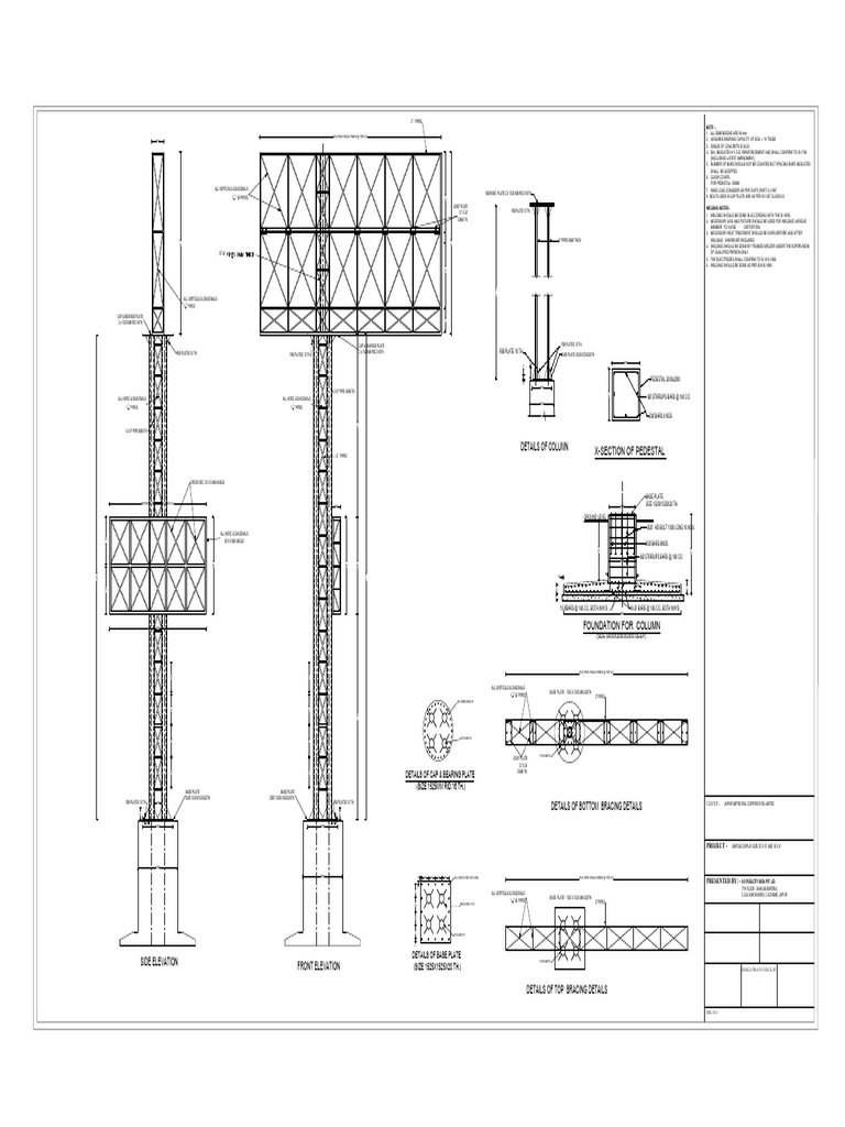 Unipole 30'X15' & 16'X8' 2 | PDF