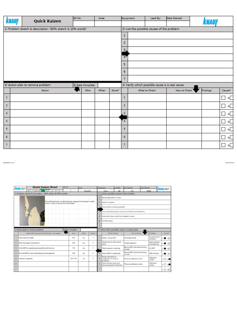 Problem Solving Quick Kaizen Format | PDF