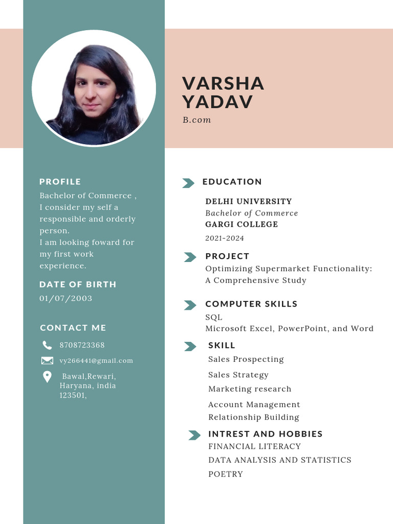 VARSHA_RESUME_JULY24 (1) | PDF