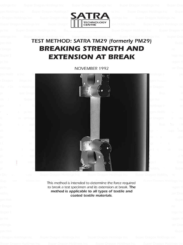 Satra TM 29-1992 | PDF