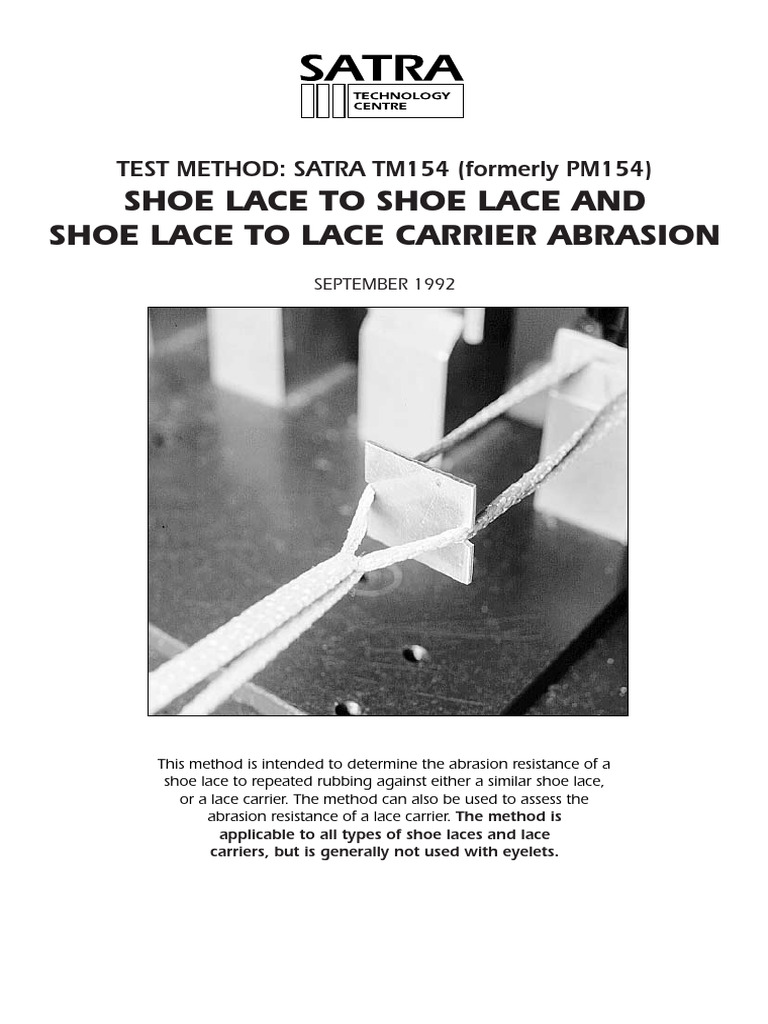 Satra TM 154 (Lace To Lace) | PDF