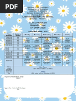 Class Program grade 4-6 SY2024-2025 | PDF | Learning | Teaching