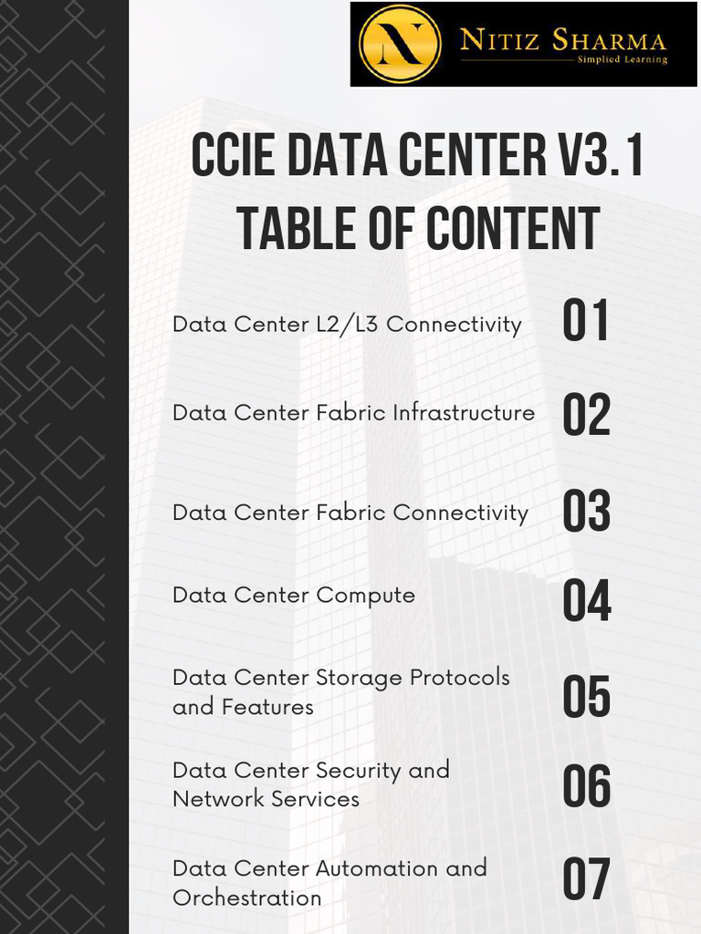 CCIE Data Center v3.1 Blueprint Overview | PDF | Computer Network | Computers