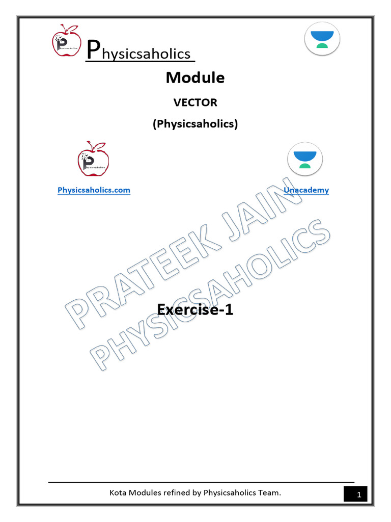 Module Exercise 1- Vector | PDF Module Exercise 1- Vector | PDF