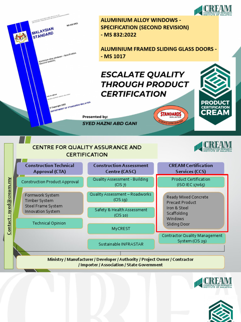 CREAM - Slide Presentation 3sept2024 | PDF