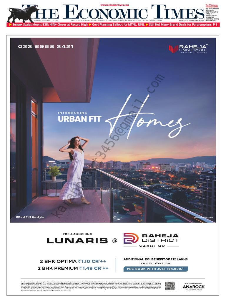 The Economic Times Mumbai 13-09-2024 | PDF