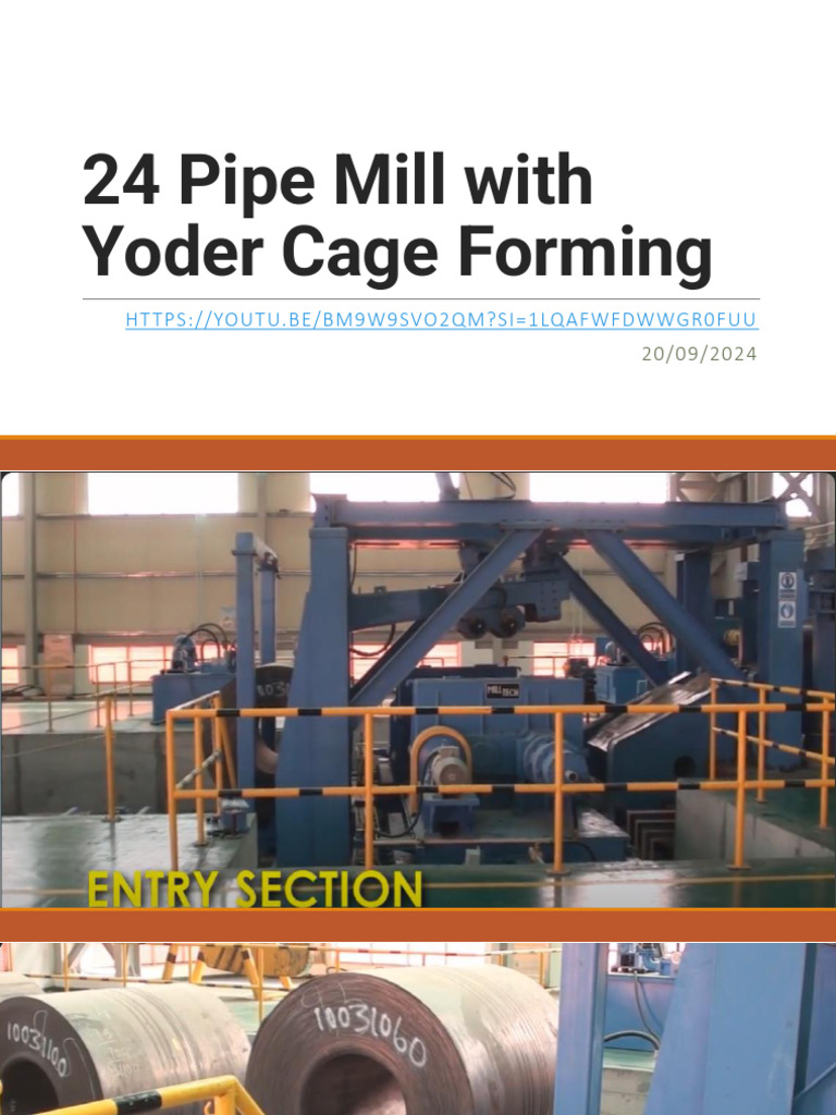 24 Pipe Mill With Yoder Cage Forming2 | PDF
