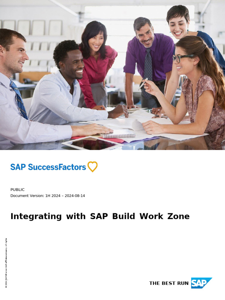SAP Build Work Zone - Implementation and Administration | PDF
