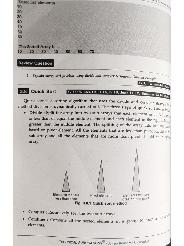 Quick Sort Daa | PDF