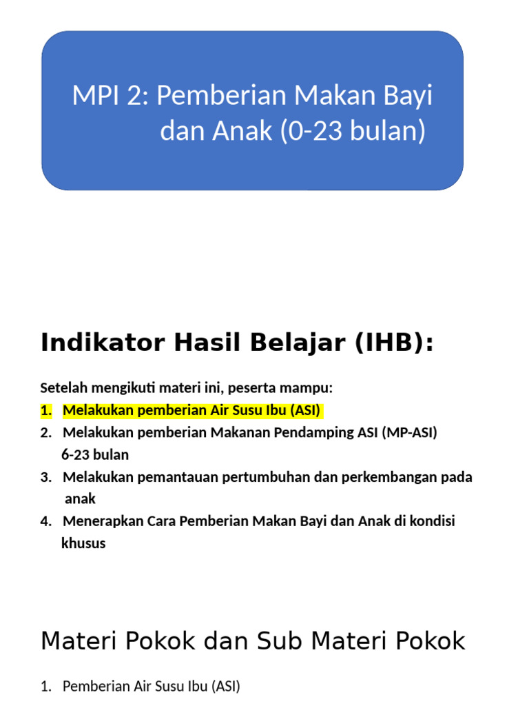 Mpi 2 Pmba 2023 | PDF