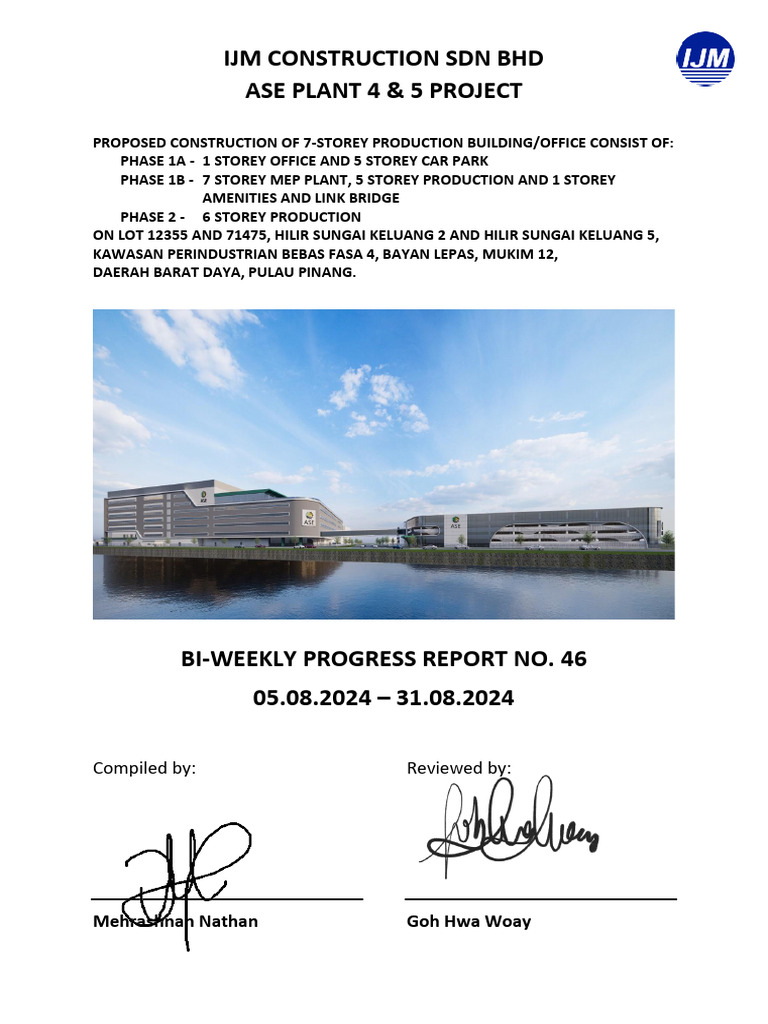 Bi-Weekly Progress Report No. 46 | PDF