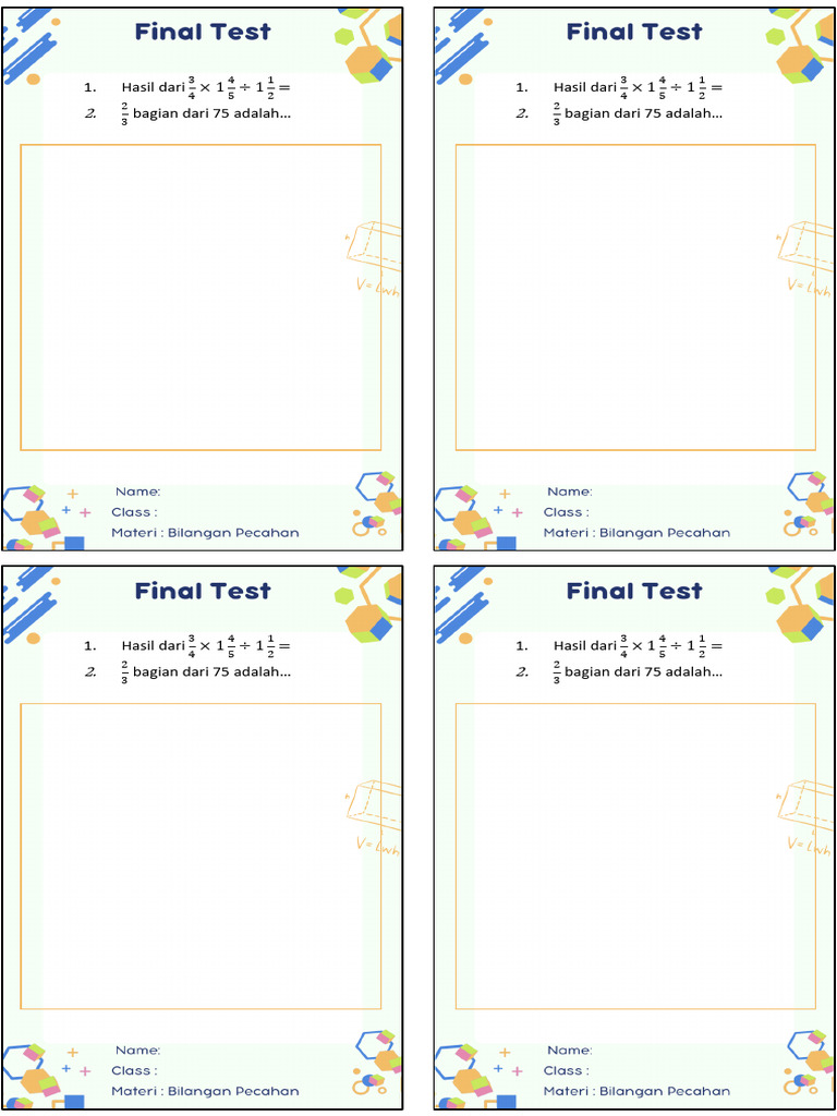 Math Problem Solutions: Fractions | PDF