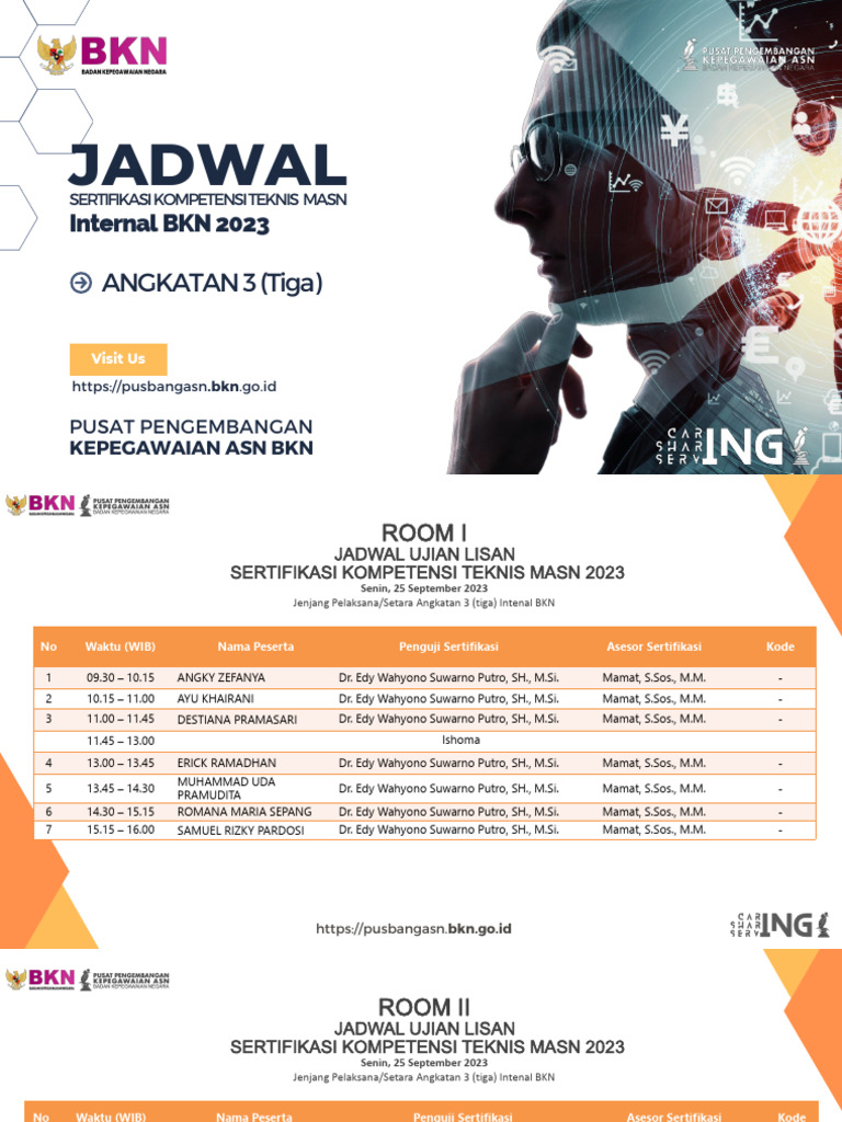 2023 JADWAL UKOM MA AKT 3 Rev | PDF