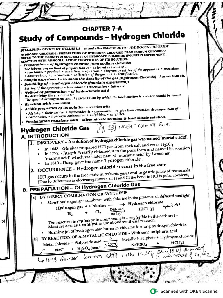 Study of Compounds Icse Class 10 Dalal Scan | PDF