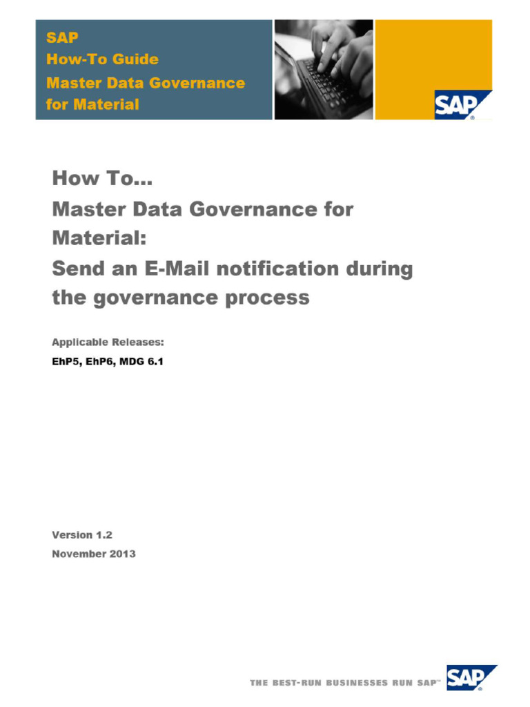 Mail Notification During The Governance Process | PDF