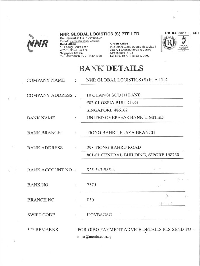 Bank Detail | PDF