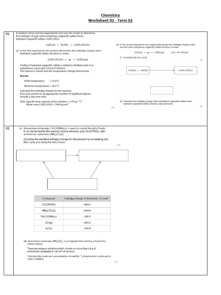 worksheet 02-term 2 | PDF