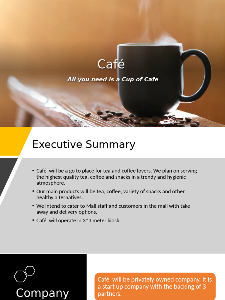 Cafeteria Presentation | PDF