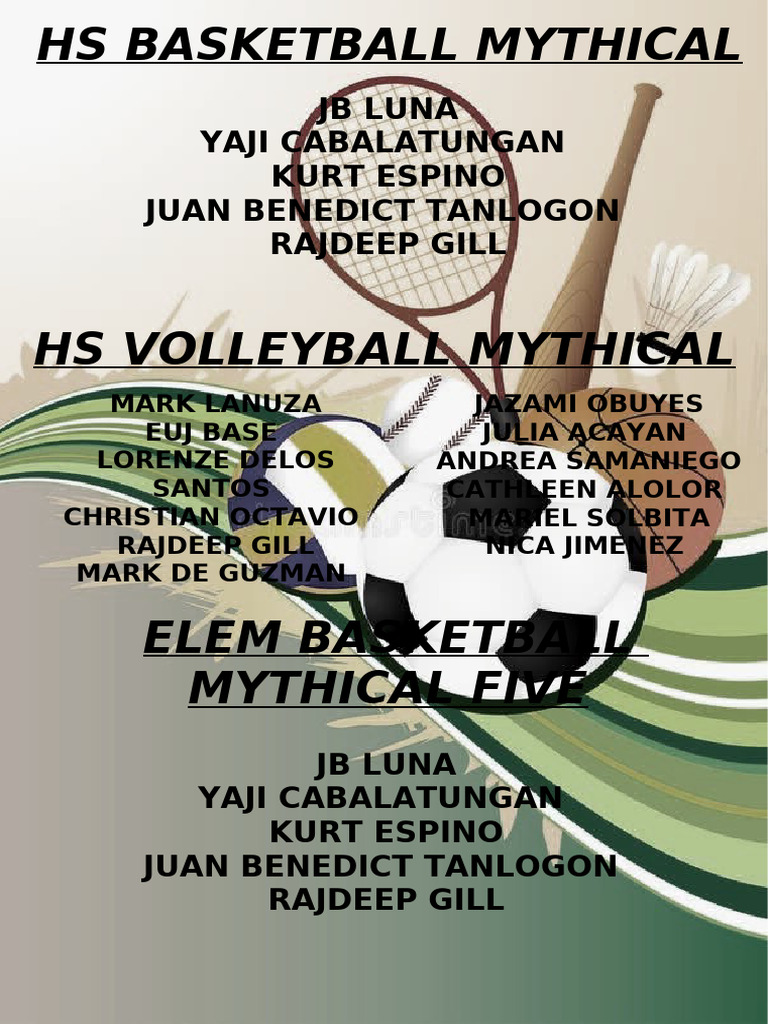 Awards - Intrams 2023 | PDF