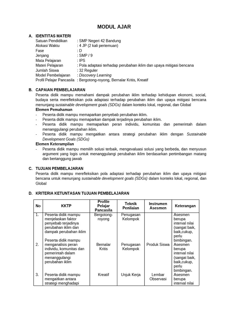 Modul Ajar 9.7 | PDF
