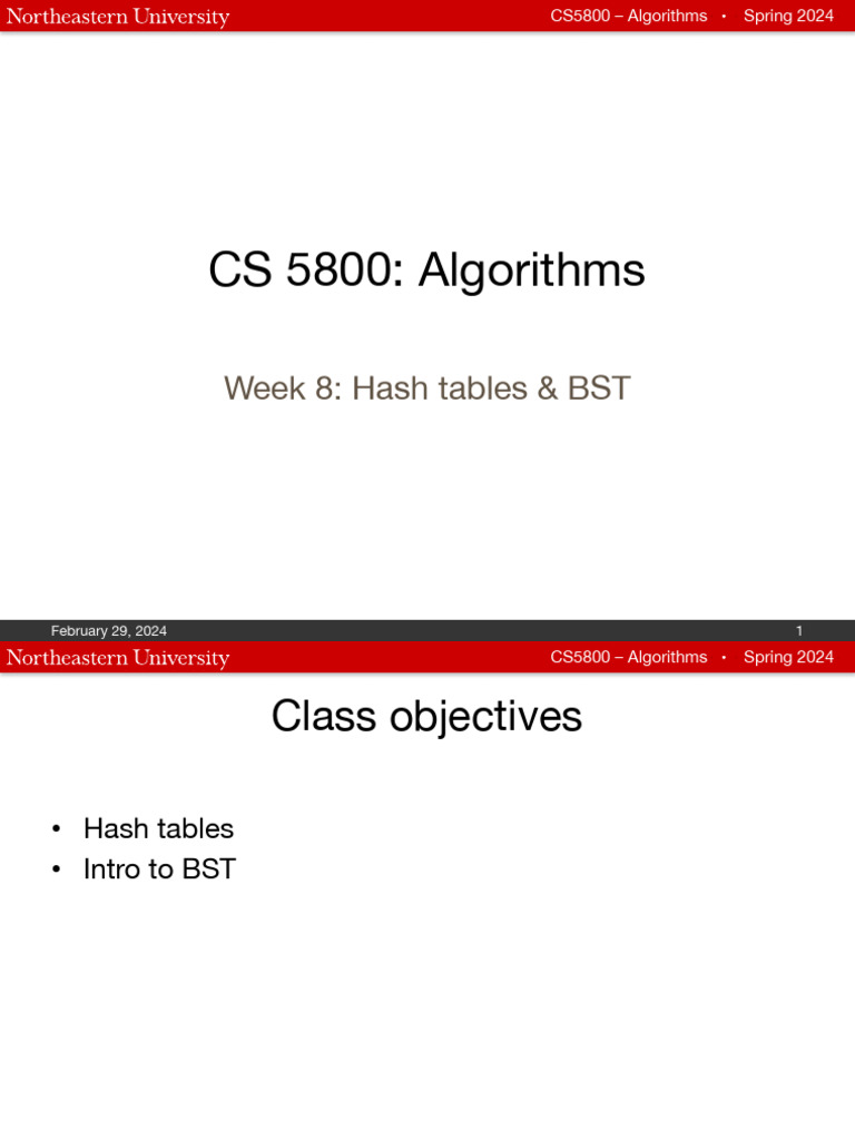 LectureNotes w8 | PDF