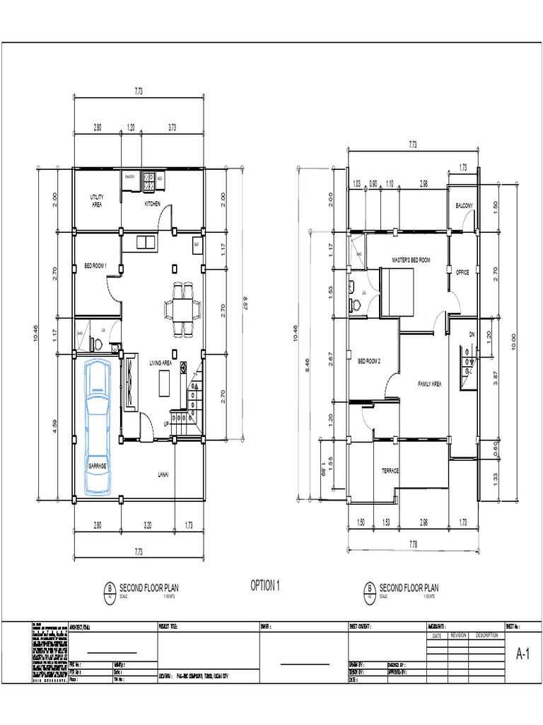 Floor Plan Option 1 | PDF