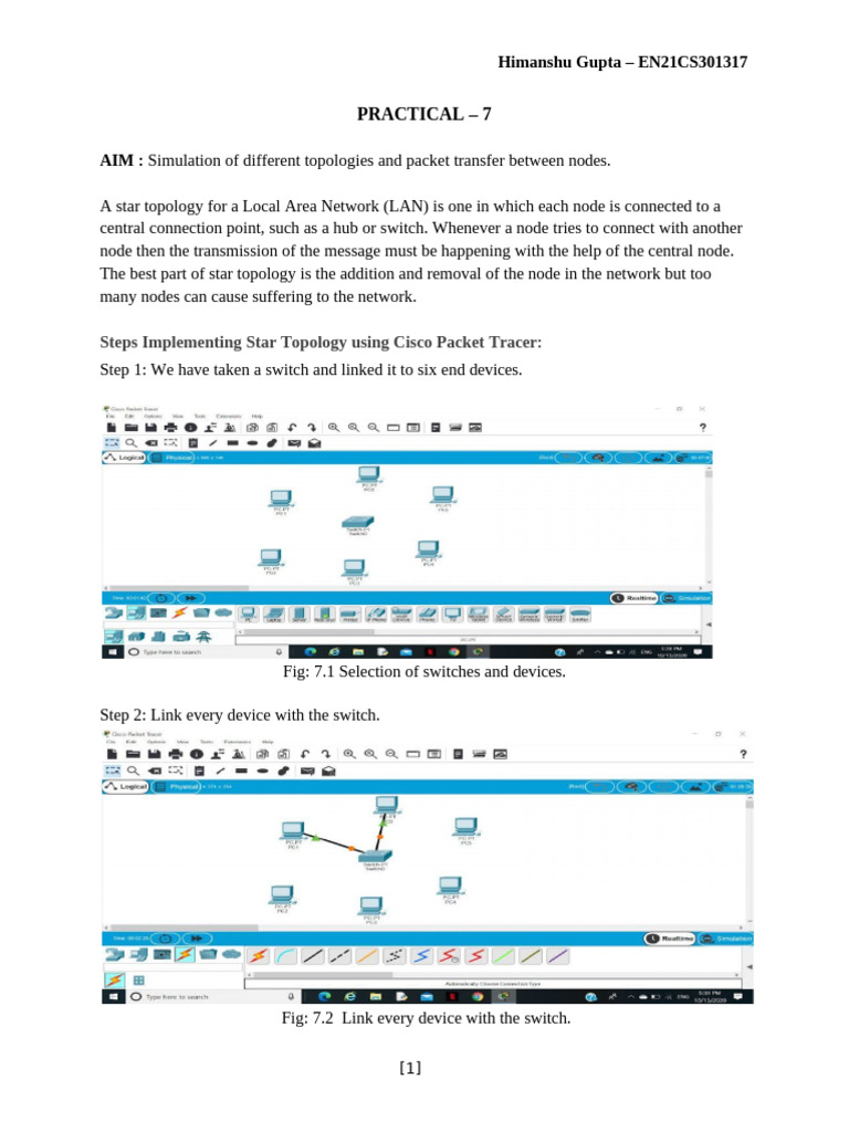 CN Exp 7 To 10 Himanshu | PDF