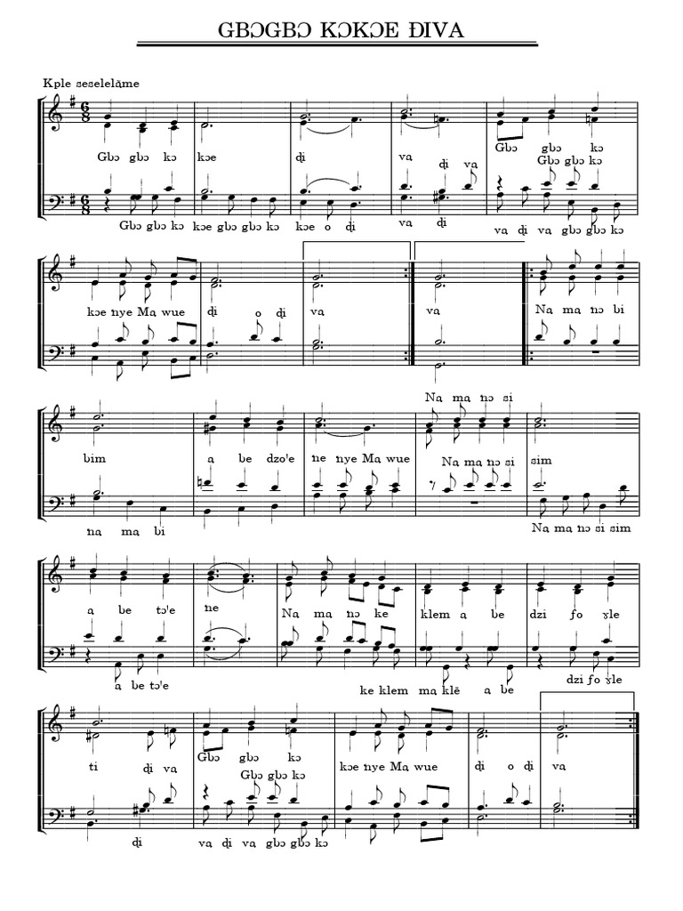 Gbogbo Kokoe Diva | PDF