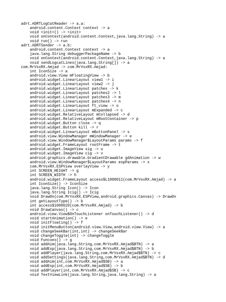 Proguard Mapping | PDF