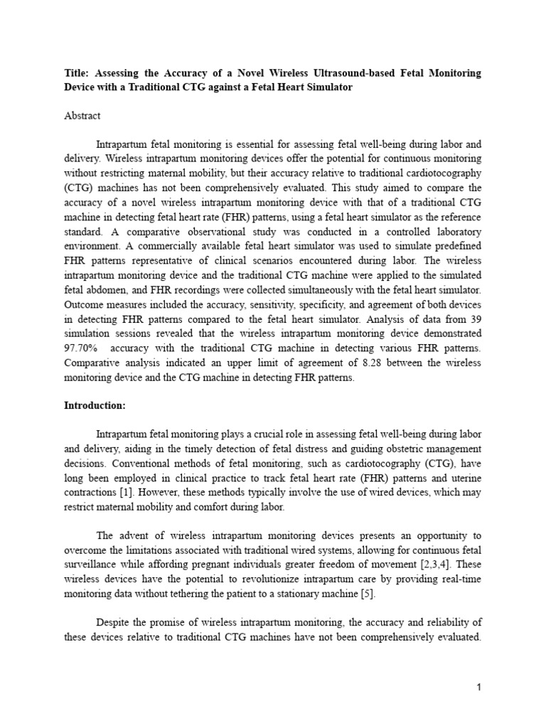 KEYAR DT ACCURACY Vs CTG Against Simulator | PDF | Technology & Engineering