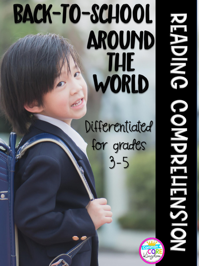 Back To School Around The World Differentiated Reading Comprehension ...